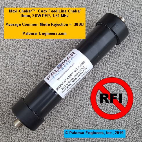 RF Choke, 1:1 Current Balun, Line Isolators, CMC, Common Mode Choke