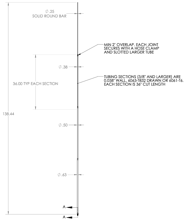 9-foot Whip for Greyline Antennas